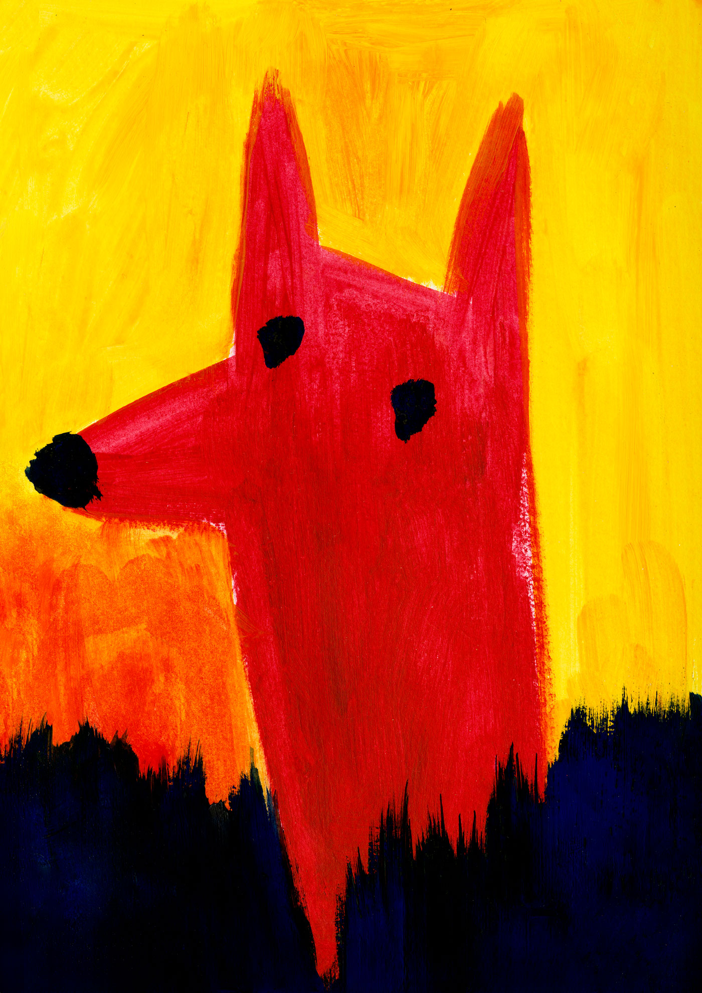 Red fox | Felicia Fortes Illustration